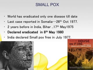 Disease for control elimination & eradication | PPTX