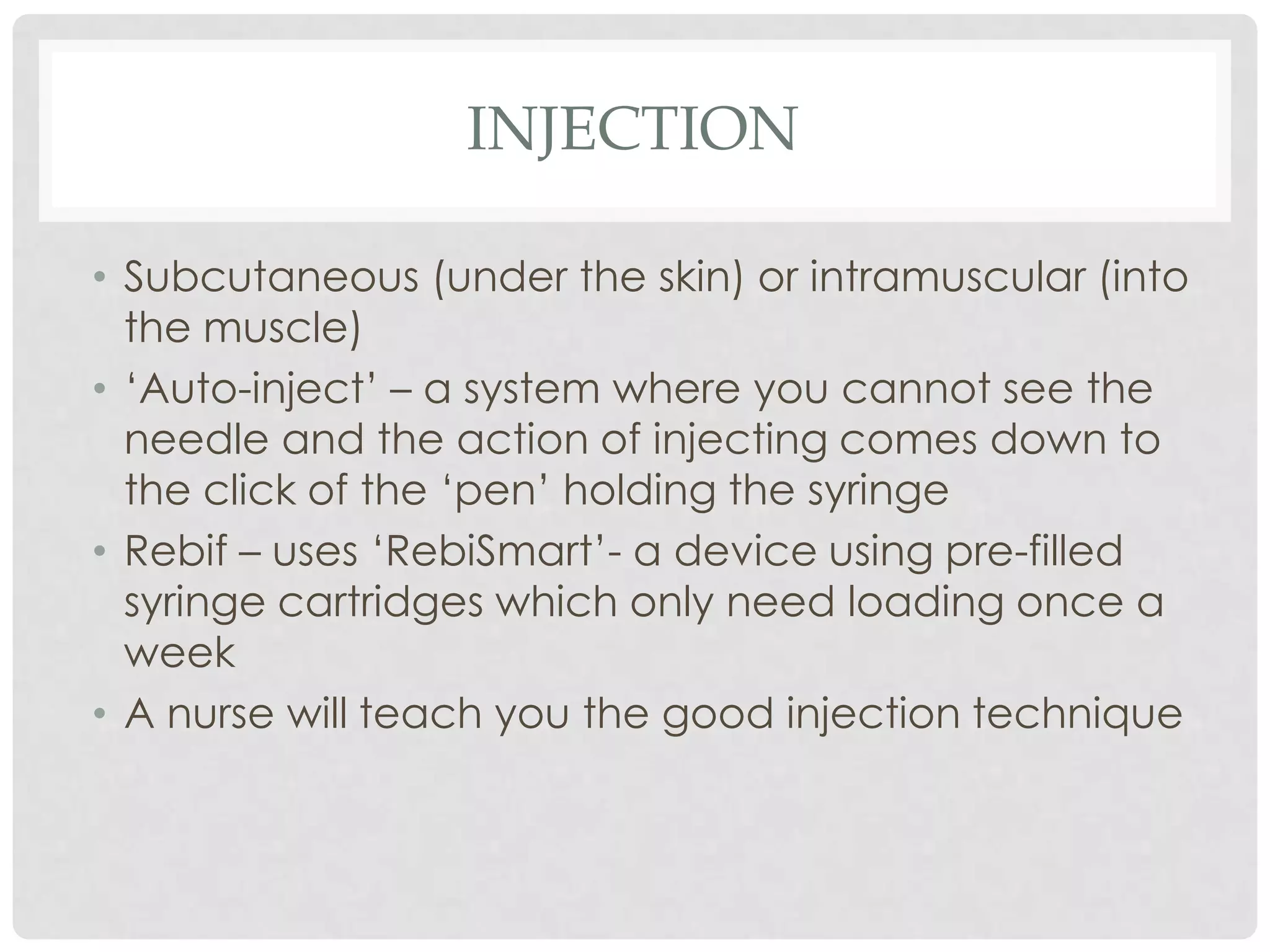 Disease modifying therapy presentation | PPT