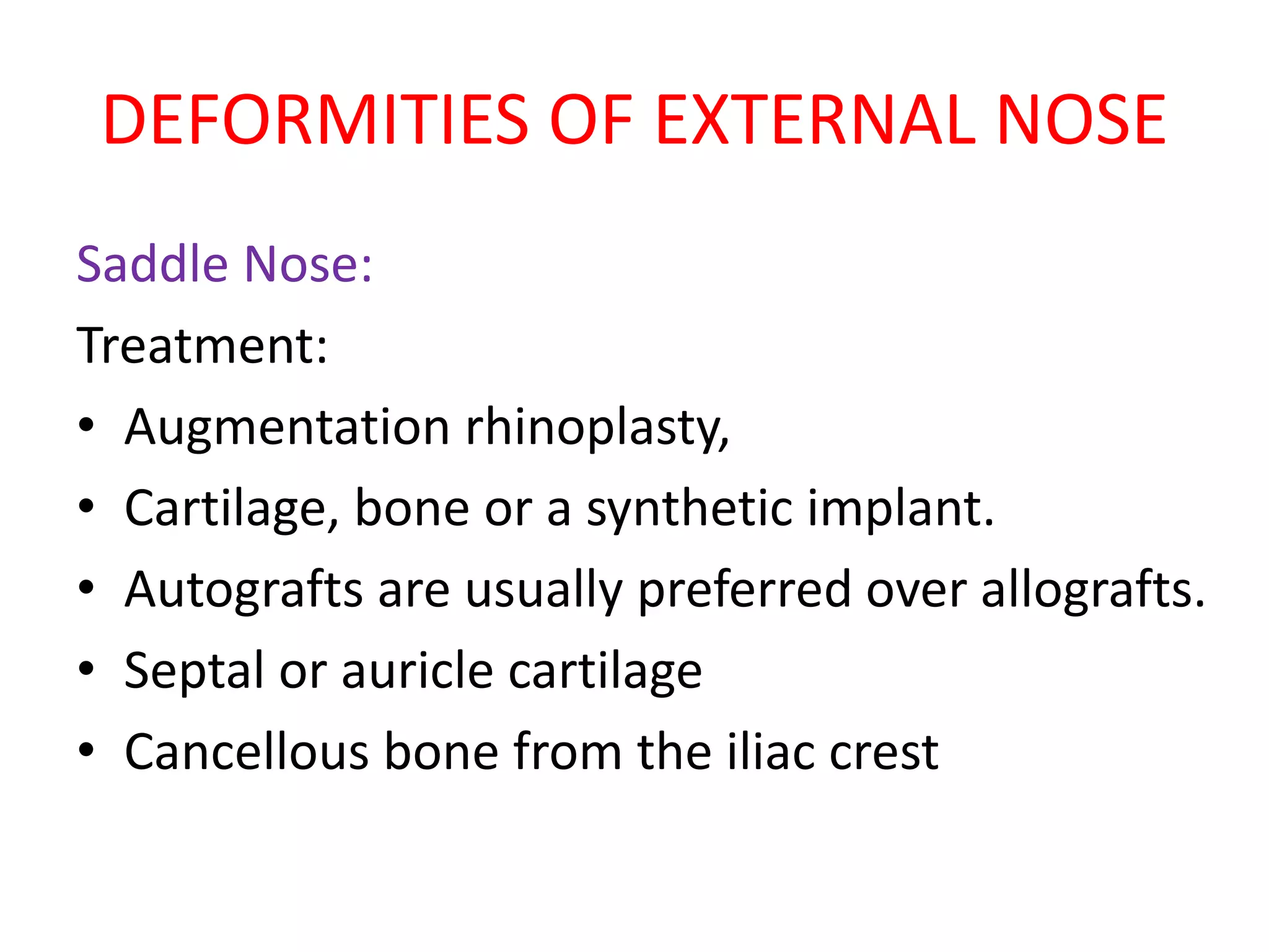 Disease of External Nose & Nasal Cavity | PPTX