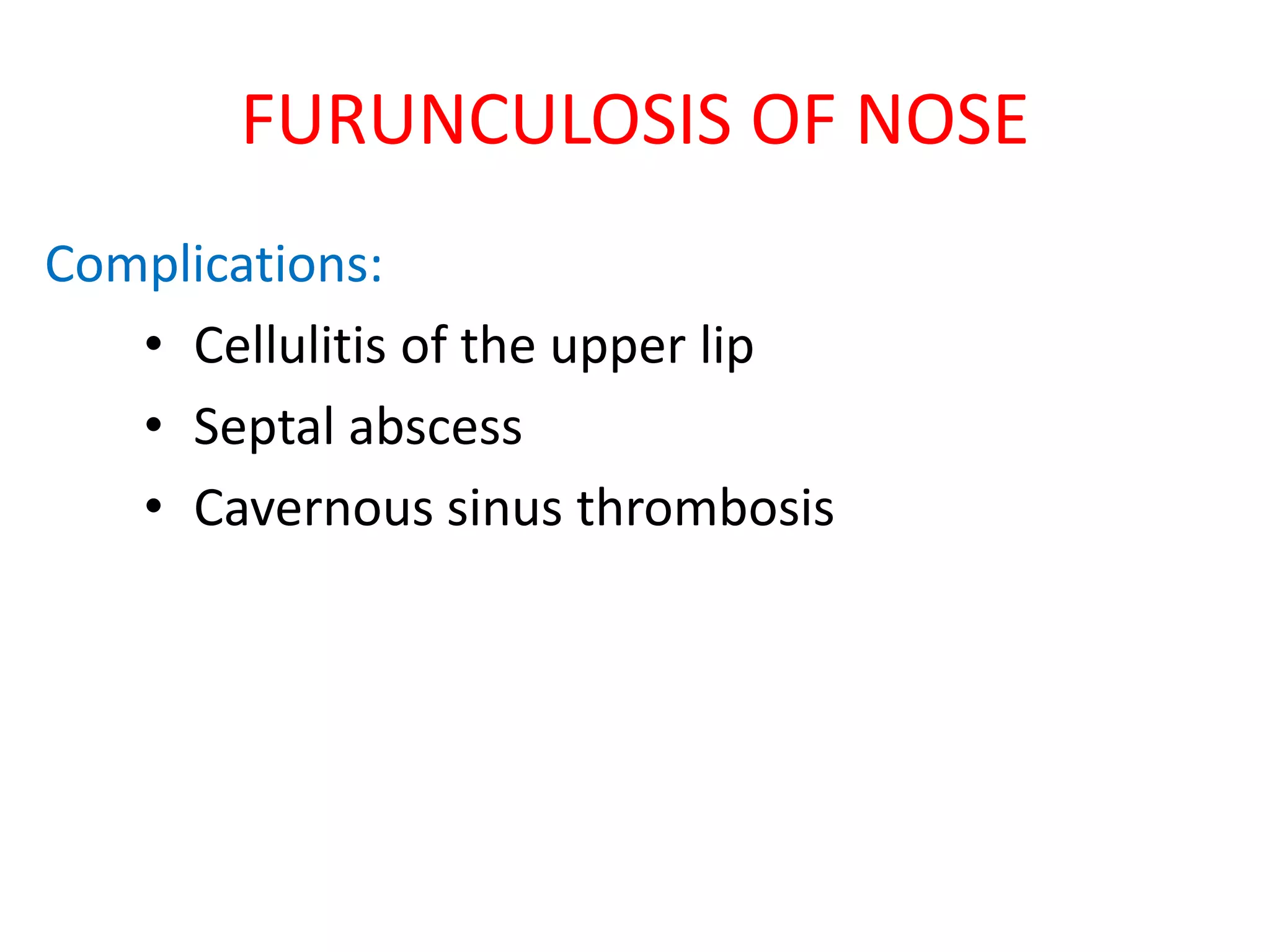 Disease of External Nose & Nasal Cavity | PPTX
