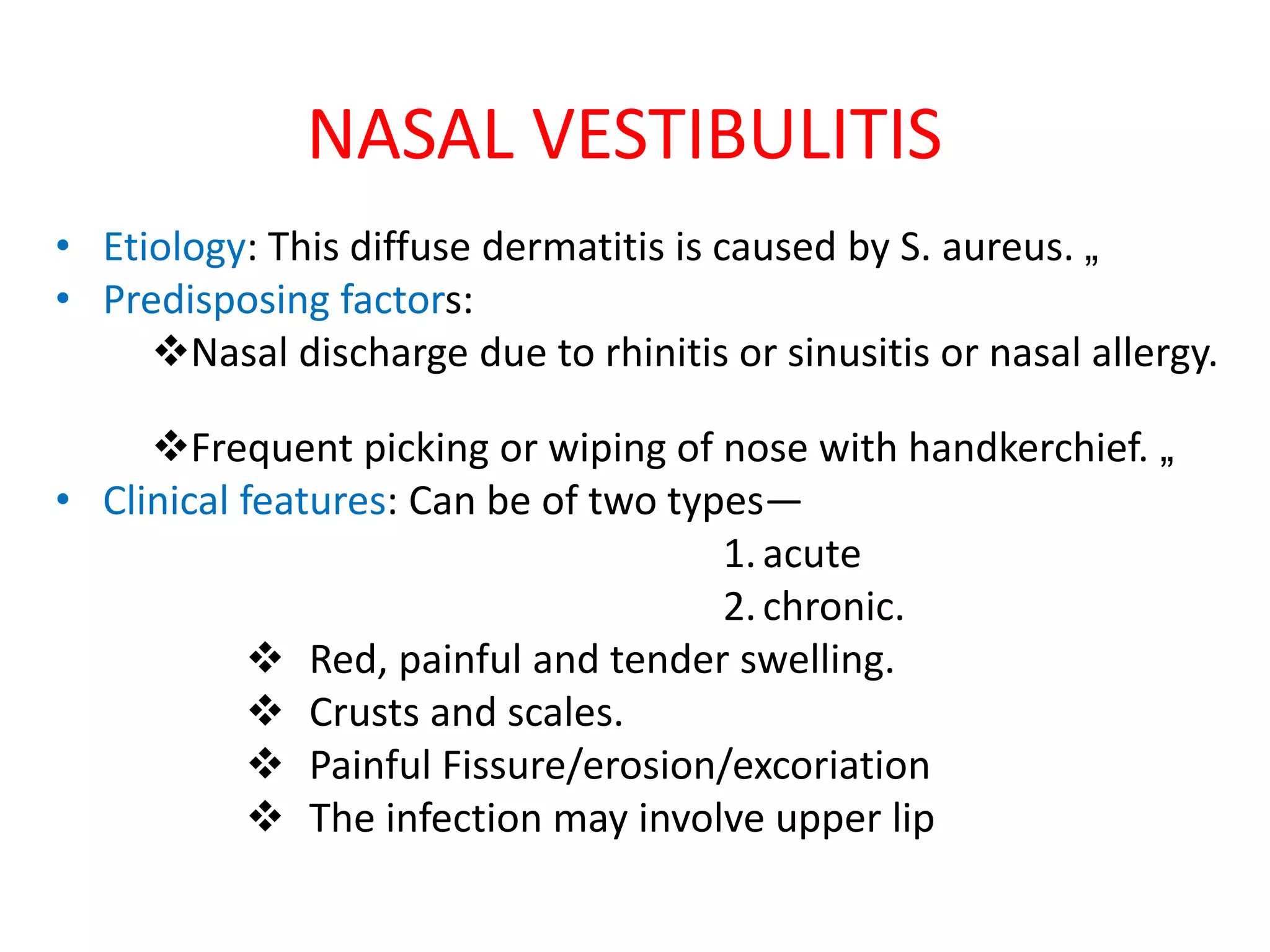 Disease of External Nose & Nasal Cavity | PPTX