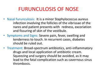 Disease of External Nose & Nasal Cavity | PPTX