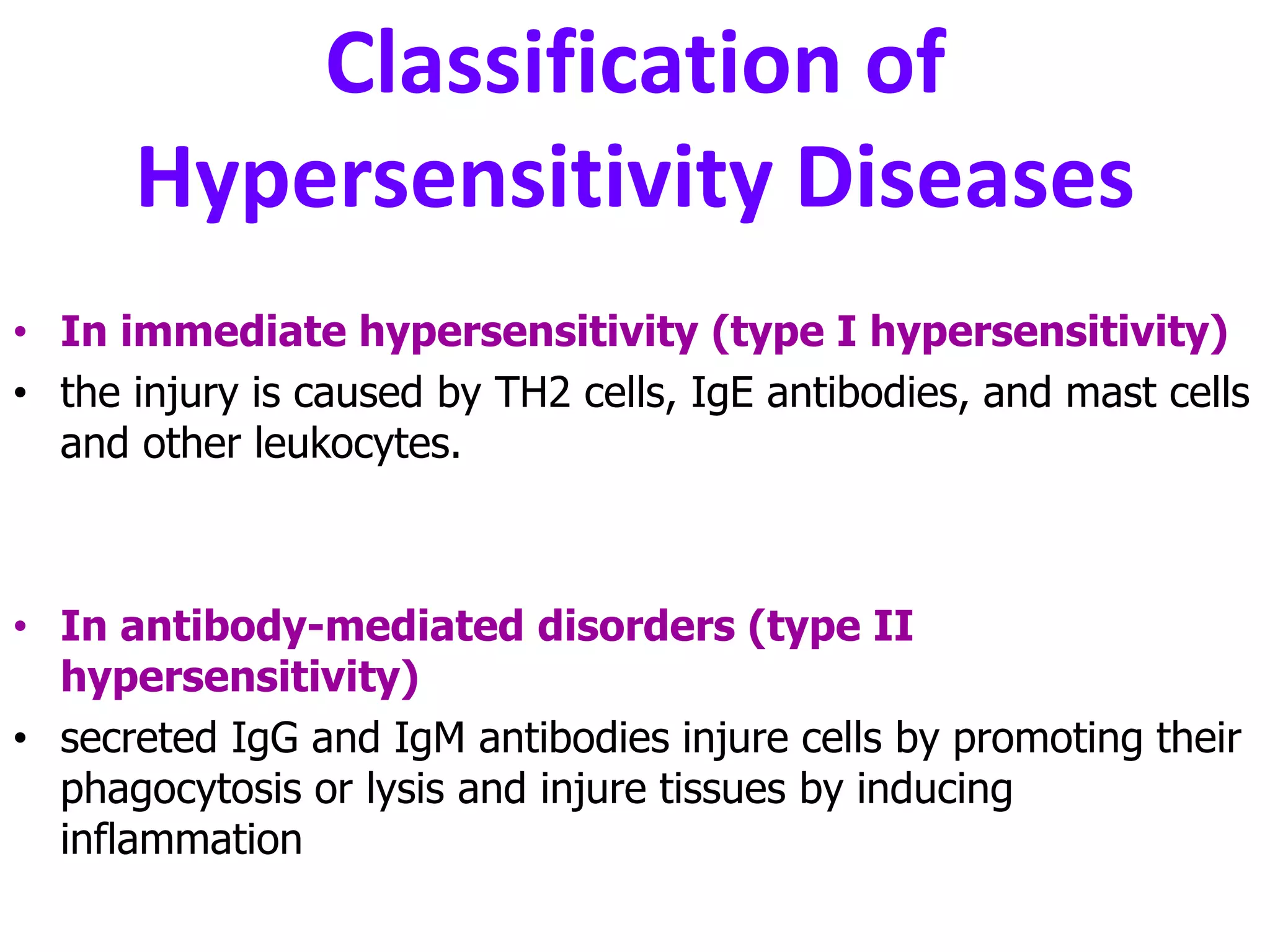 Diseases of the Immune System: Hypersensitivity Reactions | PPTX