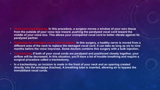 disease of larynx.pptx | Ear, Nose and Throat Conditions | Diseases and ...