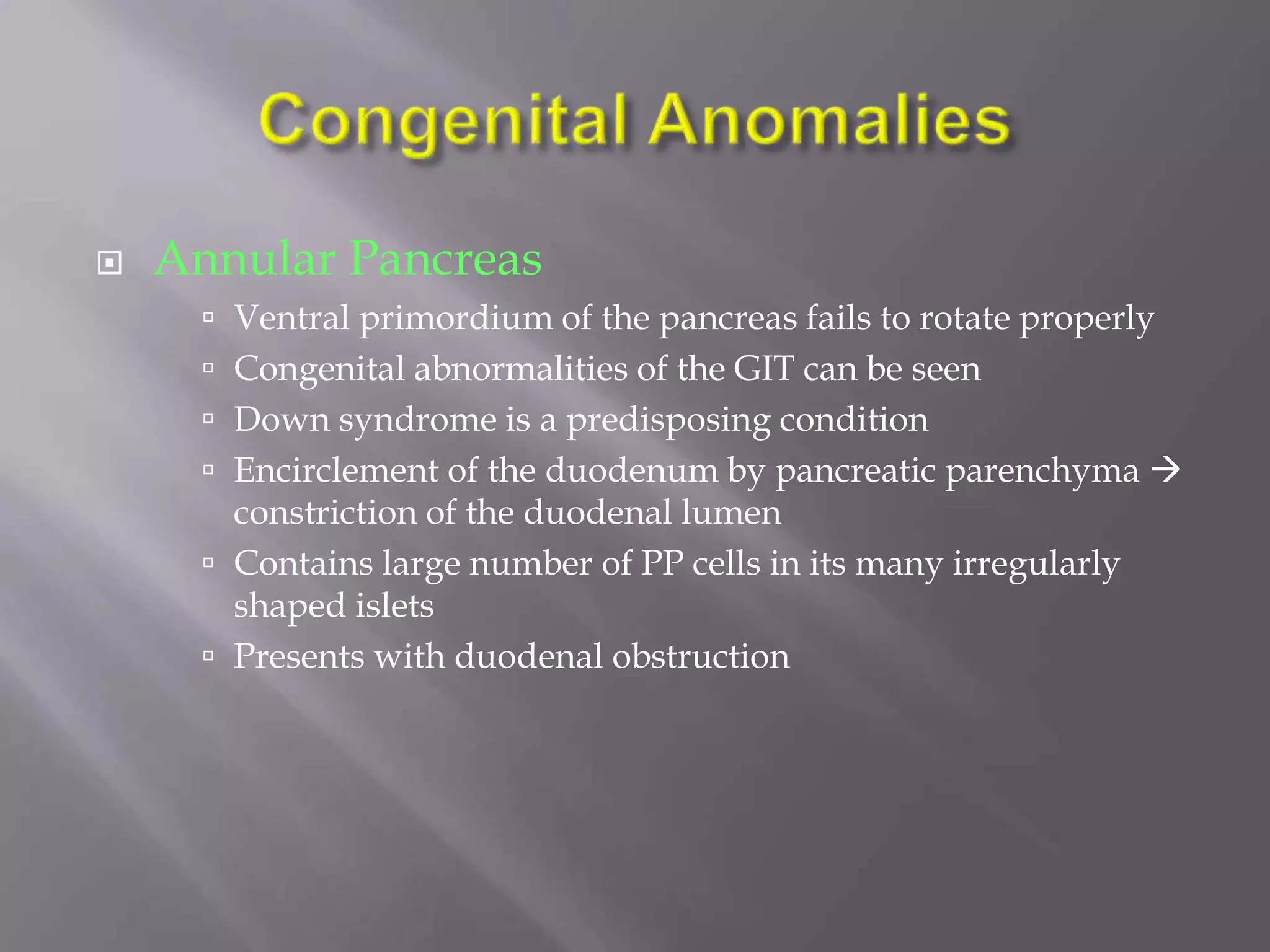 Disease of pancreas | PPT