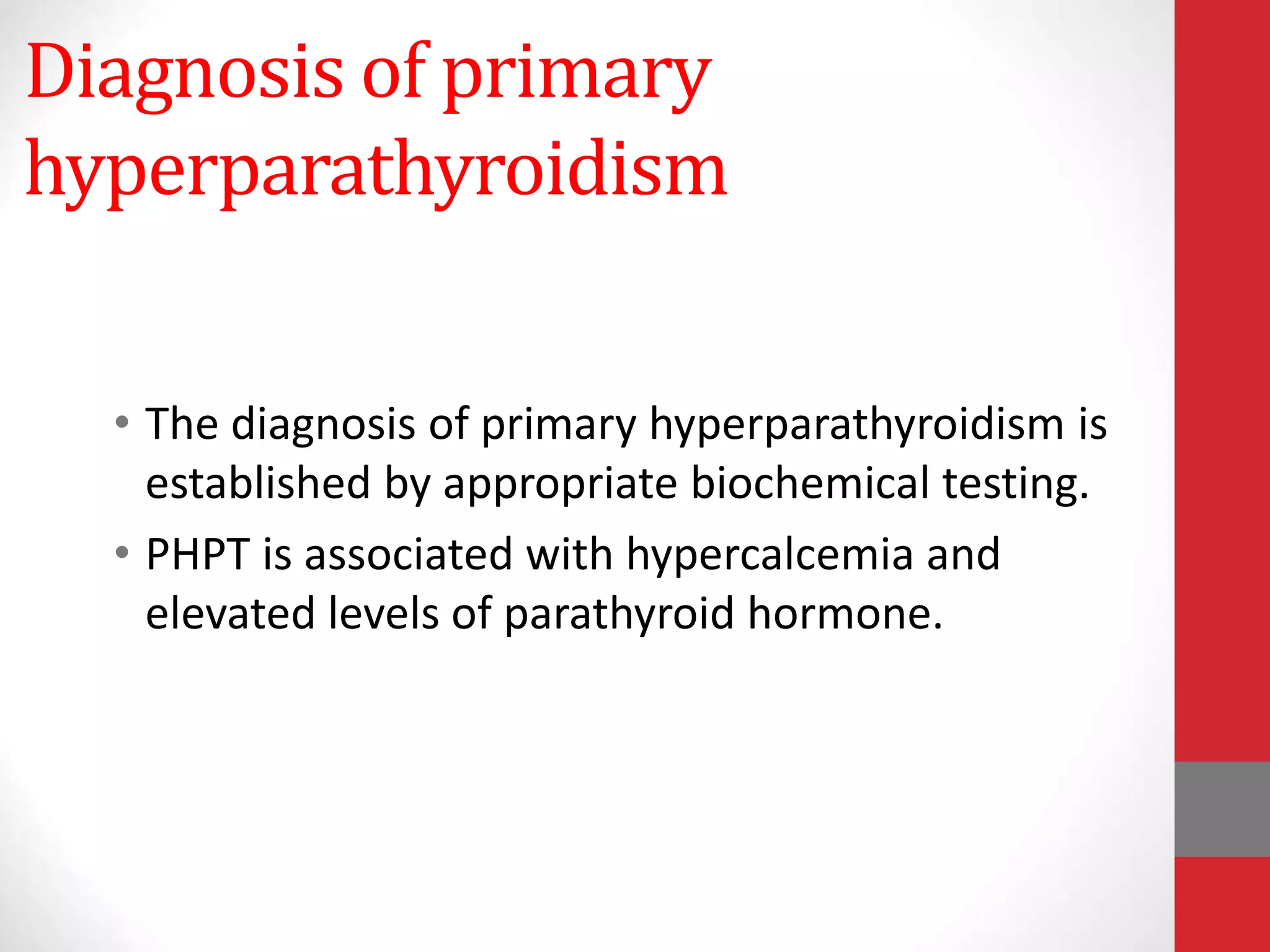 disease of parathyroid & Surgical management/ treatment (BASIC ...