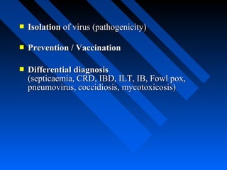 Disease of poultry | PPT