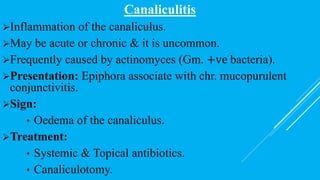 Disease of the lacrimal apparatus | PPTX