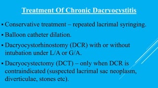 Disease of the lacrimal apparatus | PPTX