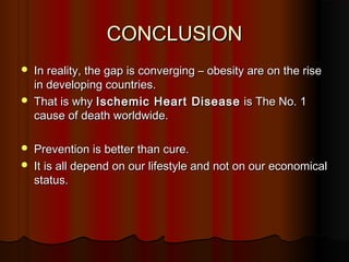 Disease of the rich and poor | PPT