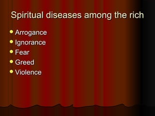 Disease of the rich and poor | PPT