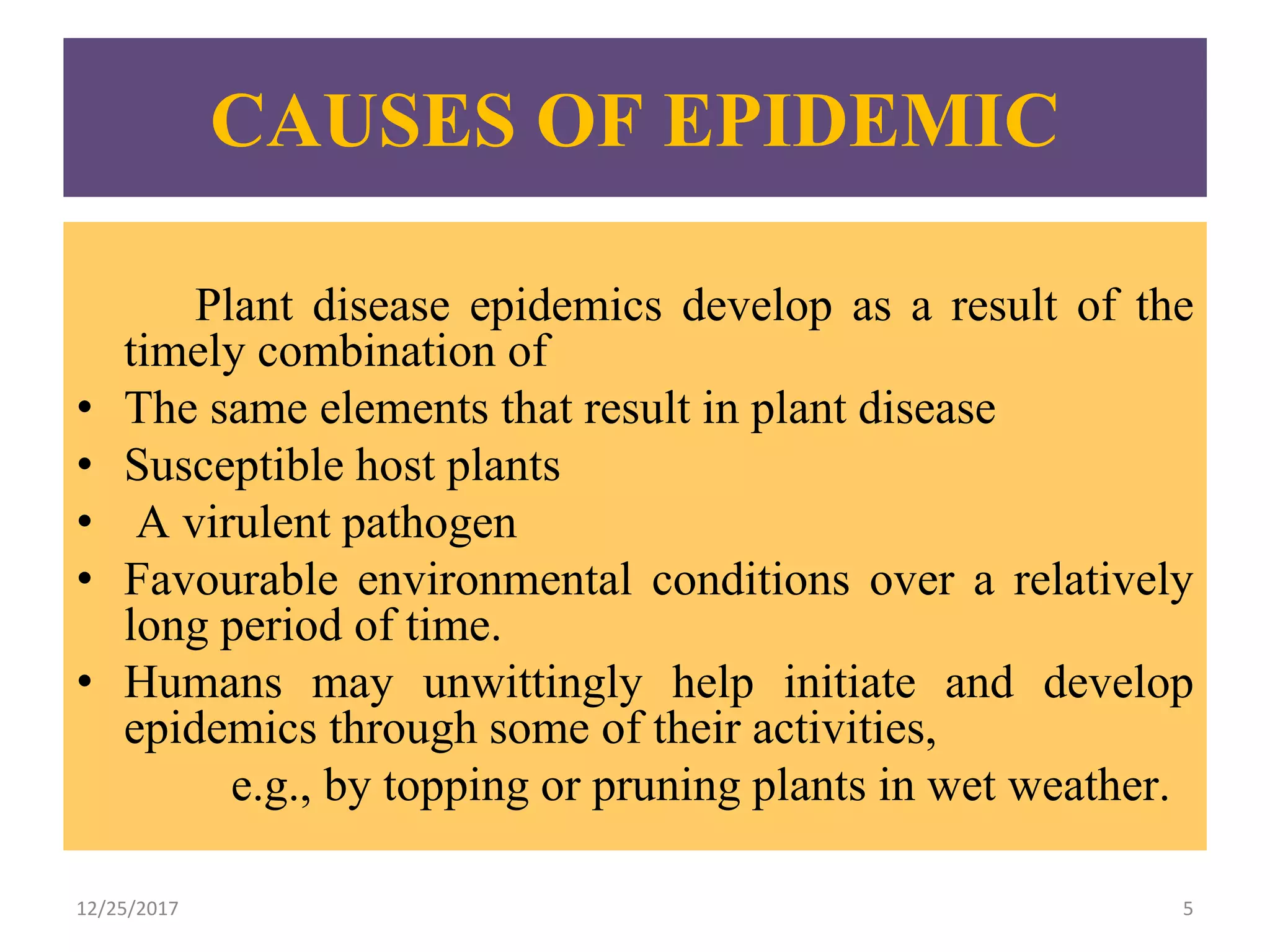 Disease outbreak as disaster in agriculture | PPTX