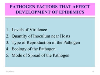 Disease outbreak as disaster in agriculture | PPTX
