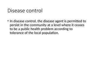 Disease prevention and control health and disease | PPTX
