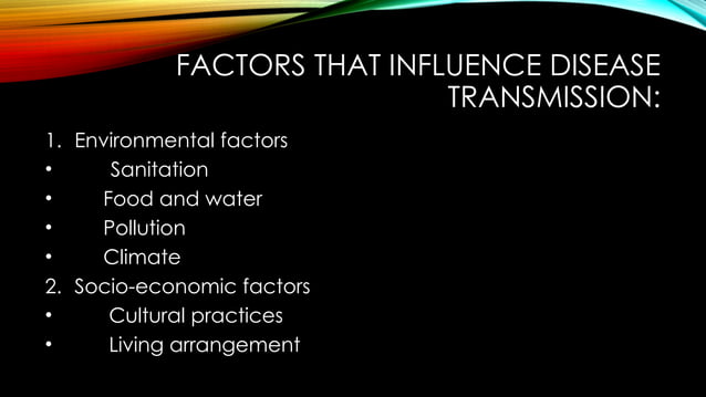 DISEASE PREVENTION AND CONTROL (Communicable).pptx | Infectious ...