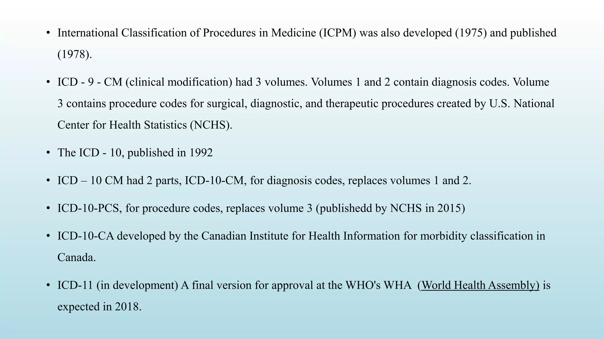 Classification of Diseases | PPTX
