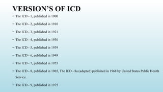 Classification of Diseases | PPTX