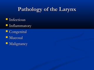 Diseases of-pharynx-and-larynx | PPT