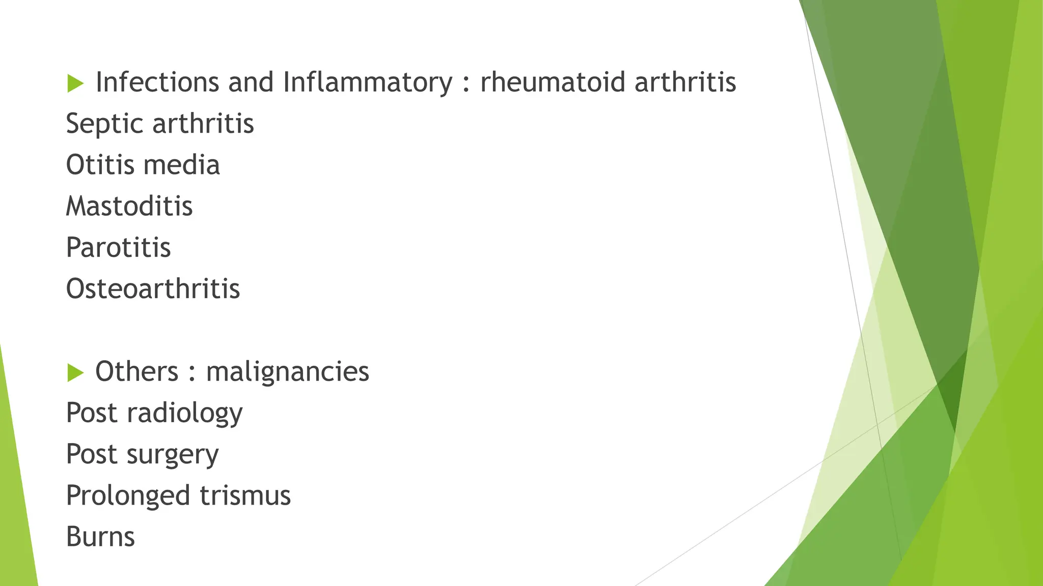 Classification of Diseases of TMJ and TMJ ankylosis in detail | PPTX