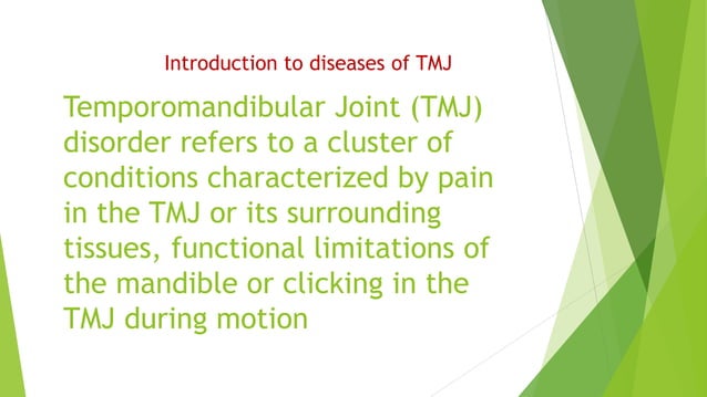 Classification of Diseases of TMJ and TMJ ankylosis in detail | PPTX