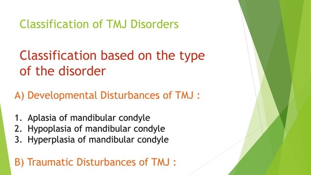 Classification of Diseases of TMJ and TMJ ankylosis in detail | PPTX