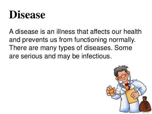 Diseases and injuries