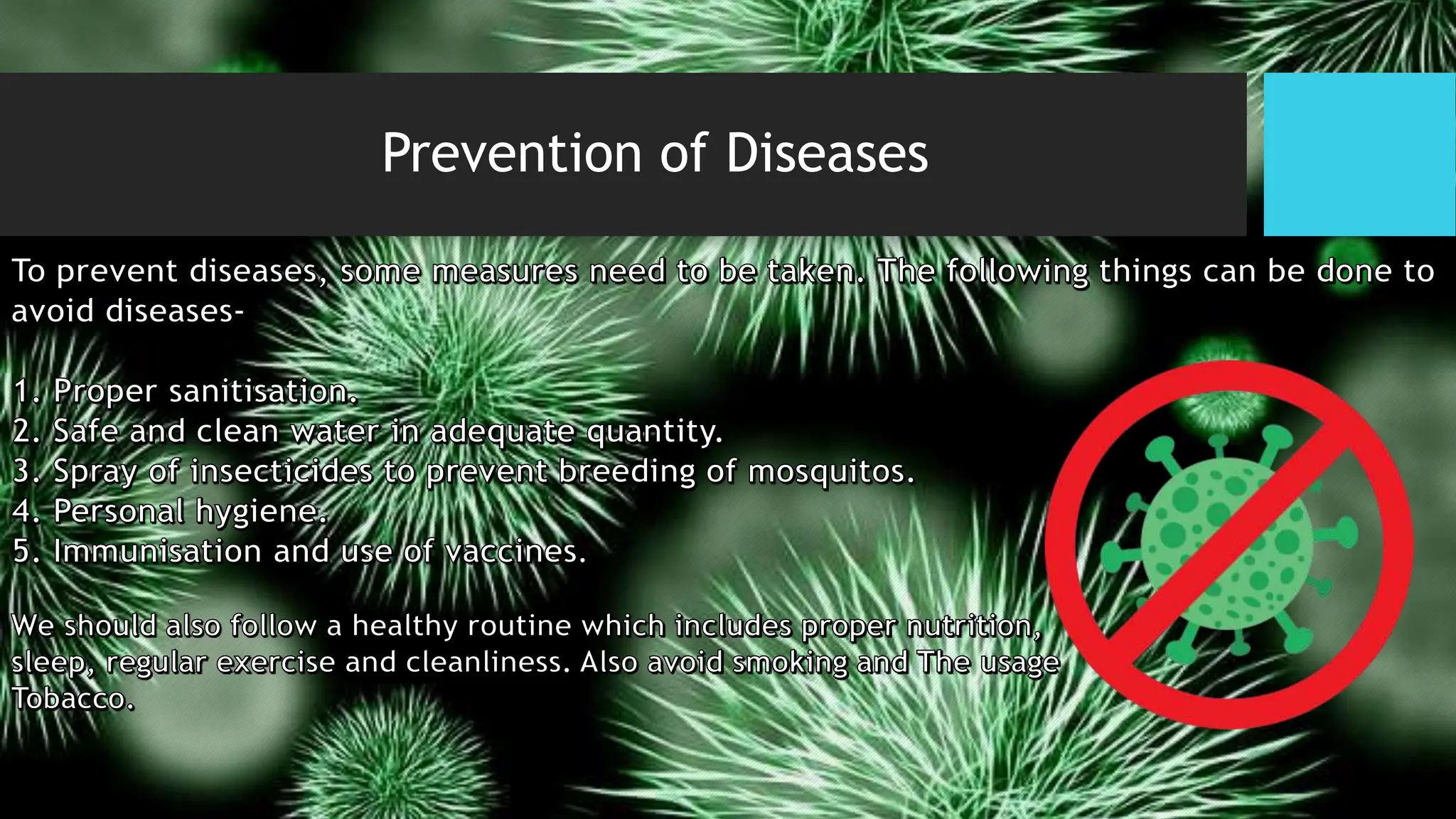 Diseases and their prevention | PPTX