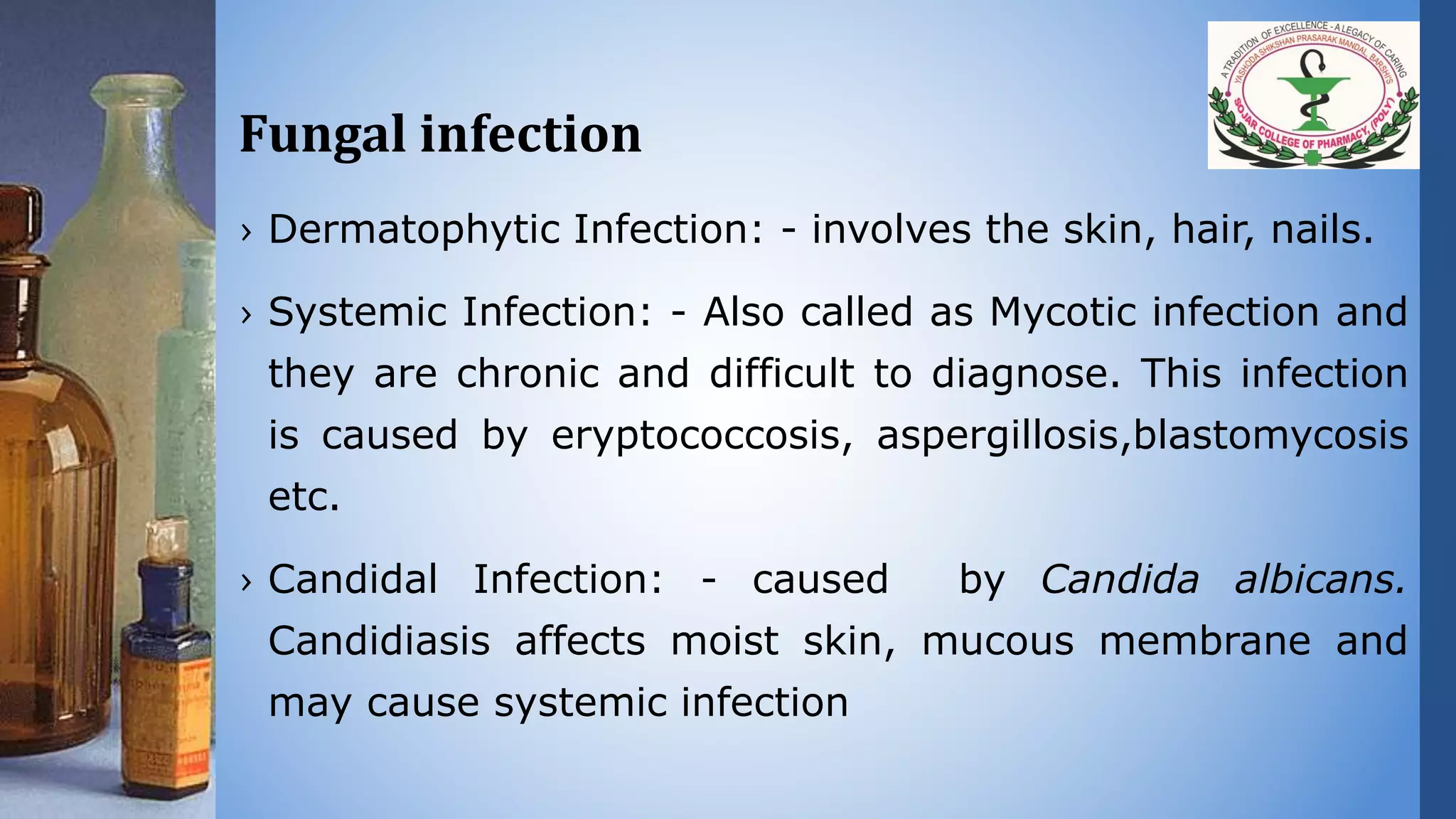 Diseases and treatment antifungal | PPTX