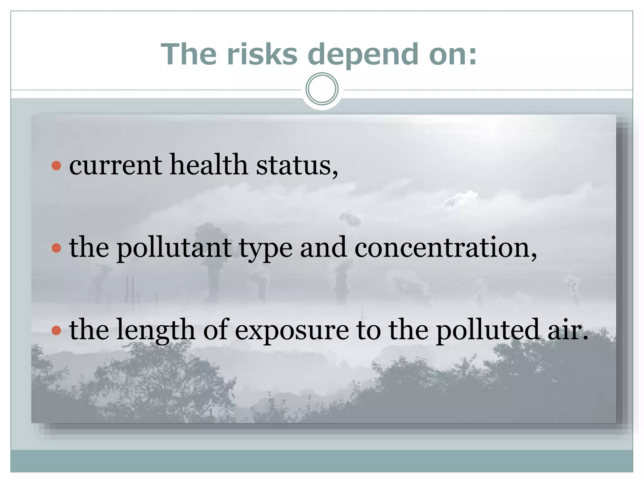 Diseases caused by air pollution | PPSX
