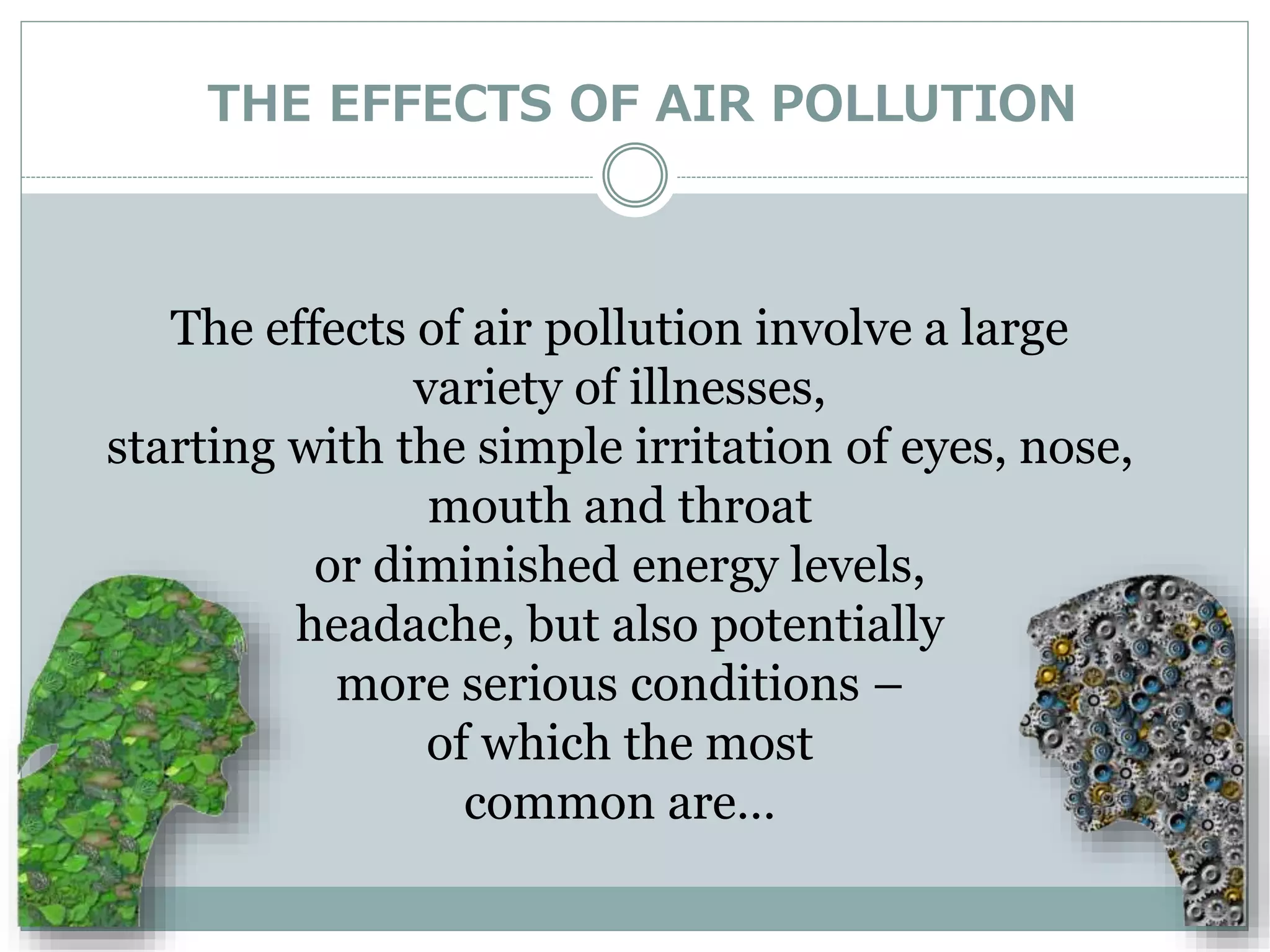 Diseases caused by air pollution | PPSX