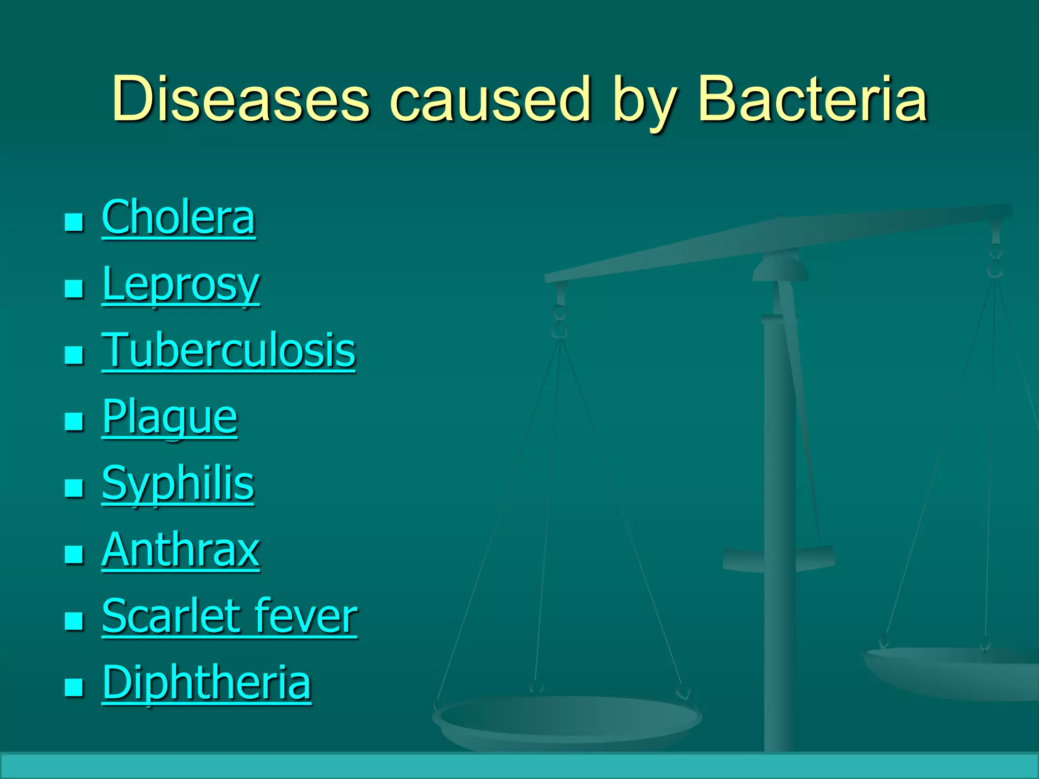 Diseases caused by bacteria | PPTX