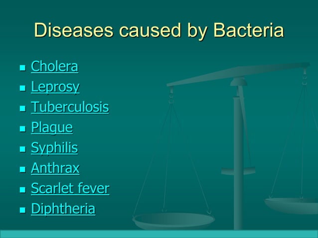 Diseases caused by bacteria | PPTX