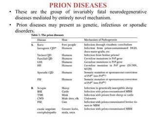 Diseases caused by prions | PPTX