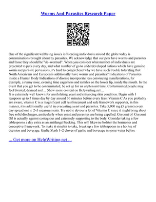 Diseases Caused By The Protozoan Parasites Cryptosporidium... | PDF