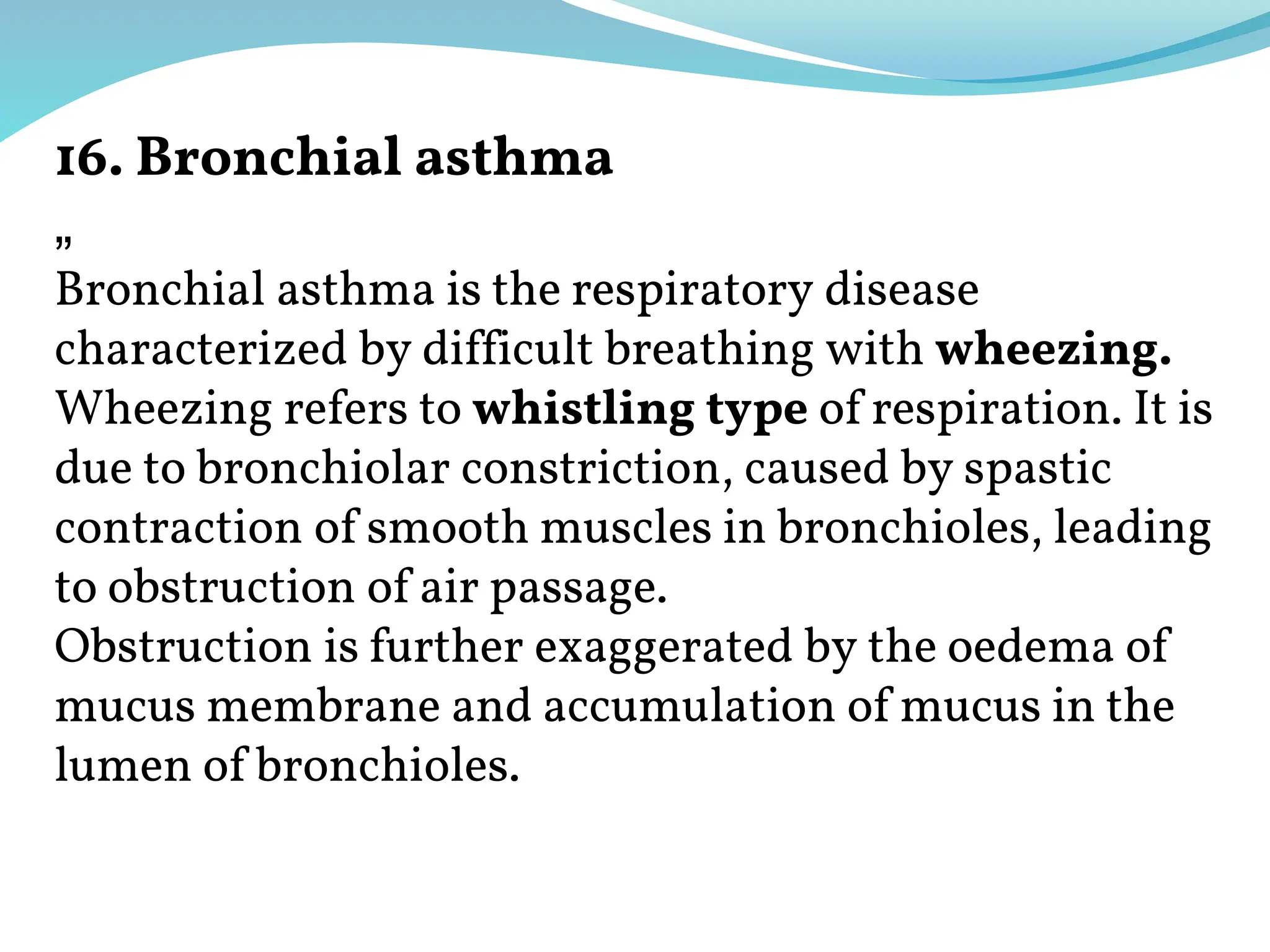 Diseases & Disorders of Respiration .pptx