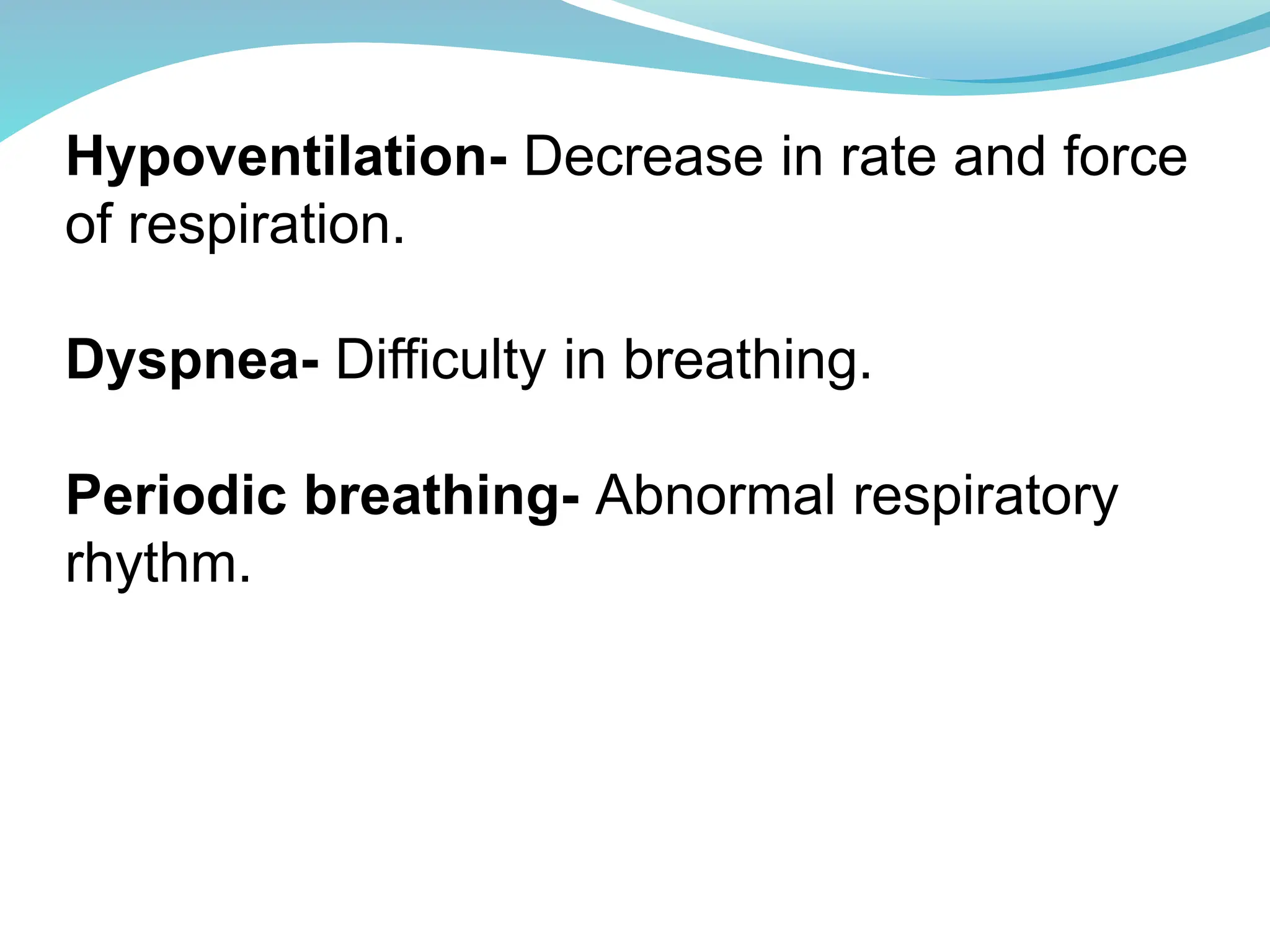 Diseases & Disorders of Respiration .pptx