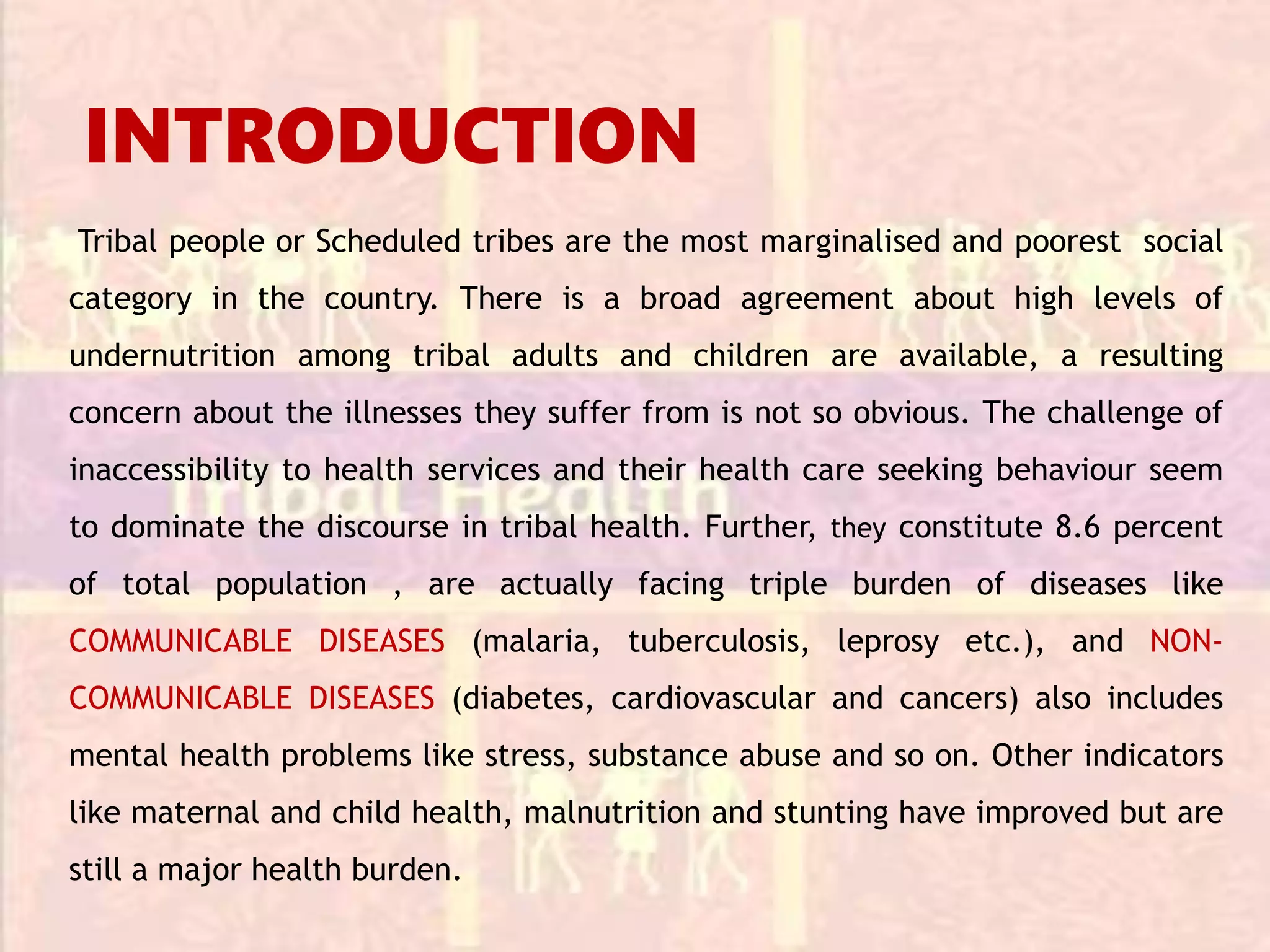 Diseases in tribal area /grade 5 | PPTX