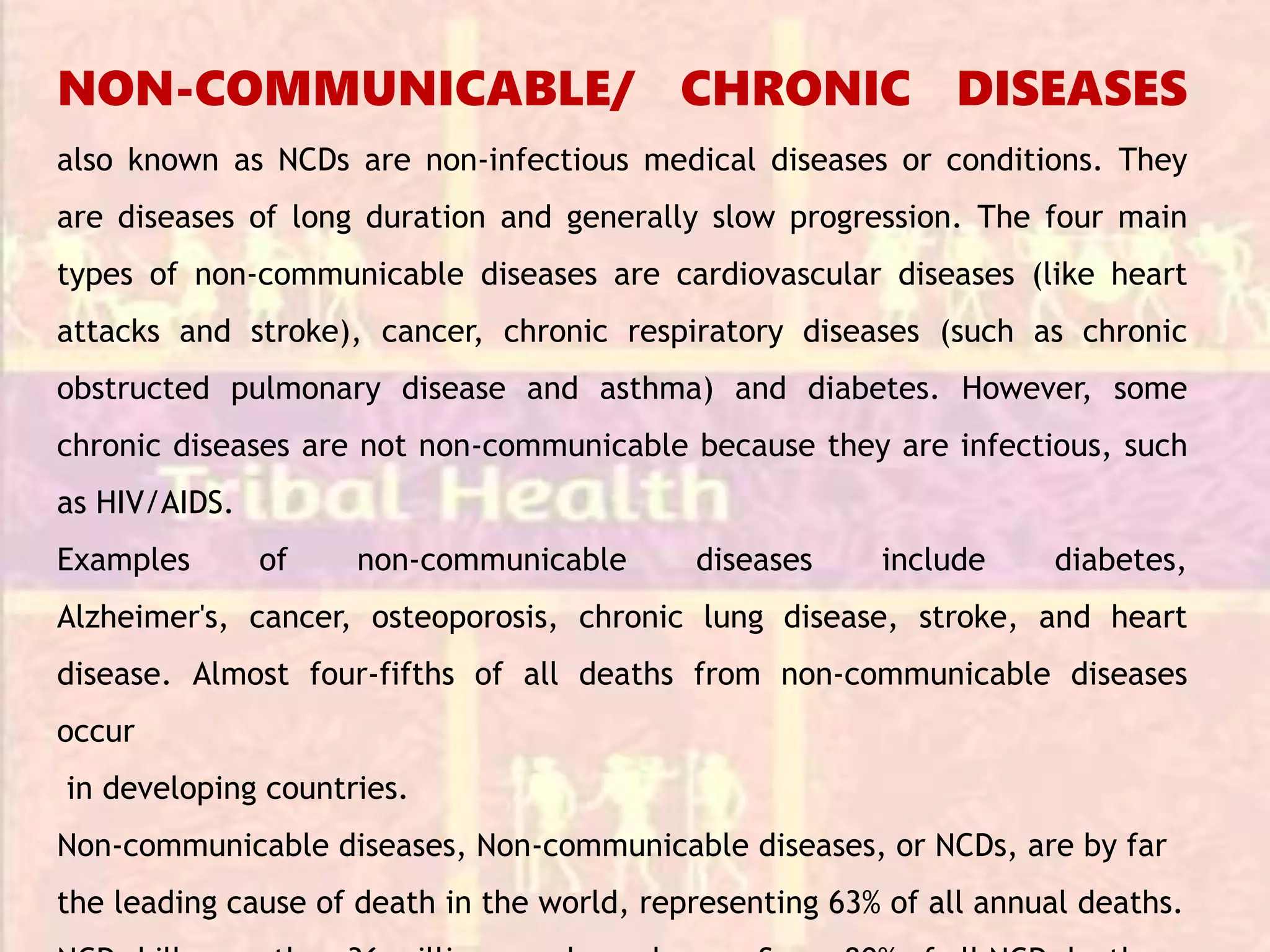 Diseases in tribal area /grade 5 | PPTX