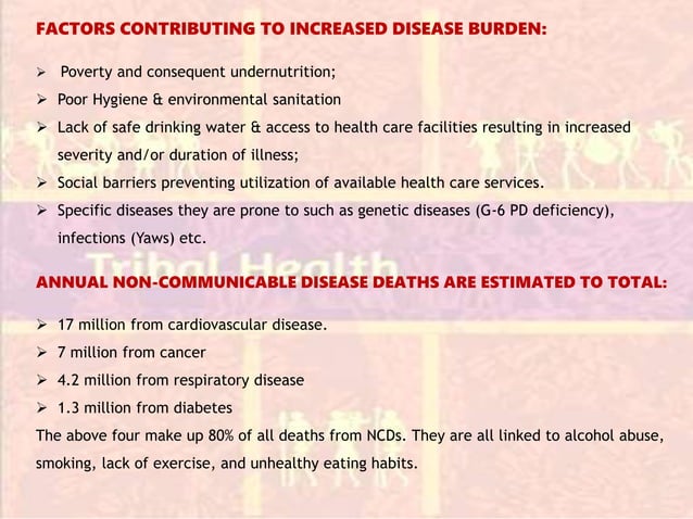 Diseases in tribal area /grade 5 | PPT