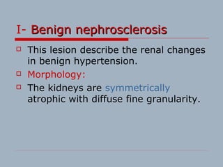 Diseases involving blood vessels of the kidney | PPT