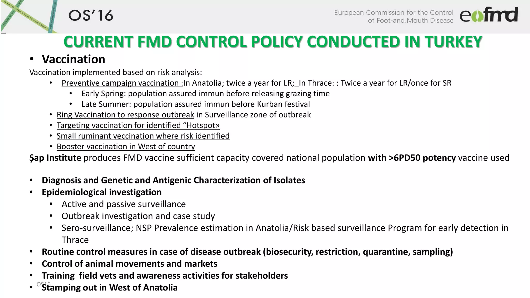 OS16 - 2.P1.b FMD Disease Risk Assessment and Progress on Risk-Based ...