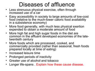 Diseases Of Affluence | PPT