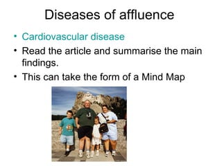 Diseases Of Affluence | PPT