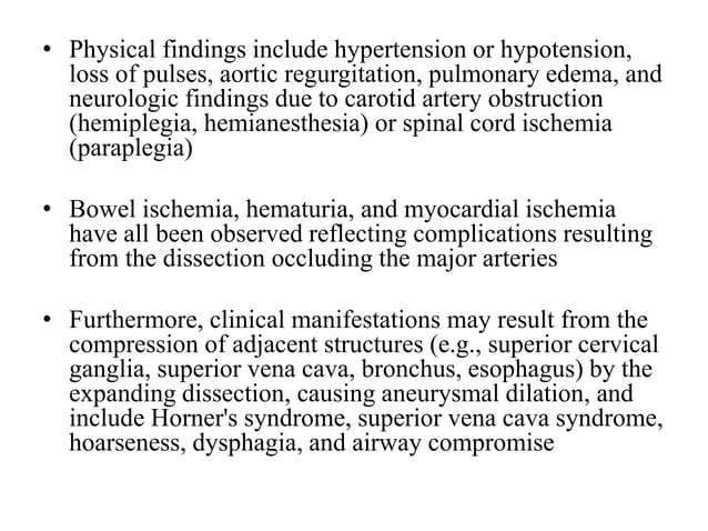 Diseases of aorta | PPTX | Heart and Cardiovascular Diseases | Diseases and Conditions