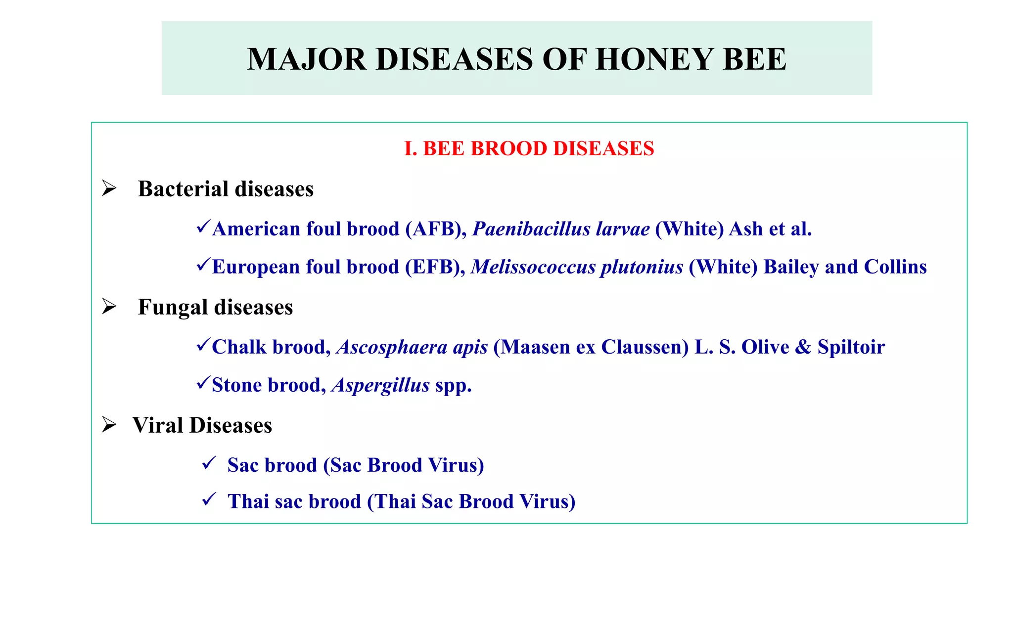 Diseases of Apis mellifera.ppt