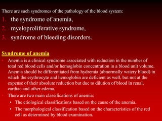 Diseases of blood. Anemia.pdf diseases of bloodh | PDF