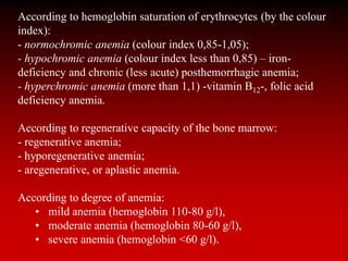 Diseases of blood. Anemia.pdf diseases of bloodh | PDF