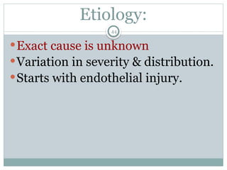 Diseases of blood vessels, DR ISAk pathology | PPTX