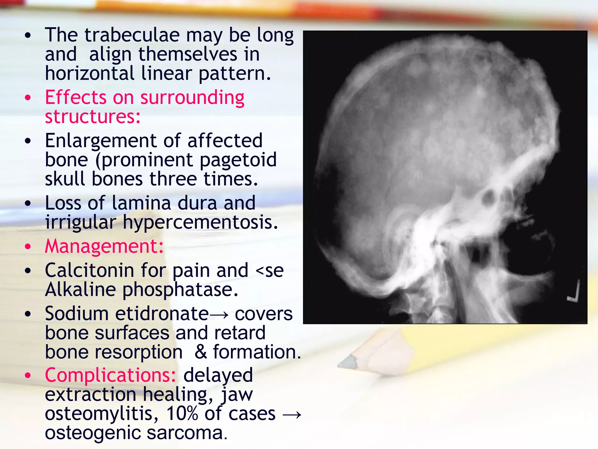 Diseases of bone manifested in the jaws | PPT