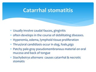 Diseases of buccal cavity & mucosa | PPTX